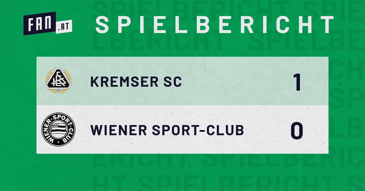 Kremser SC gegen Wiener Sport-Club | fan.at