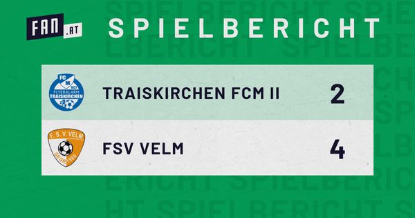 Gnadenlos! FSV Velm entführt die Punkte aus der Fremde | fan.at